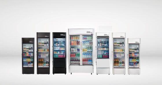 35.77 / 35.01 ft³ Sliding door display Refrigerator - Premium Levella